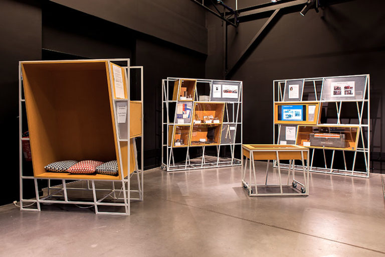 Design de mobilier d'exposition pour le Musée des Confluences